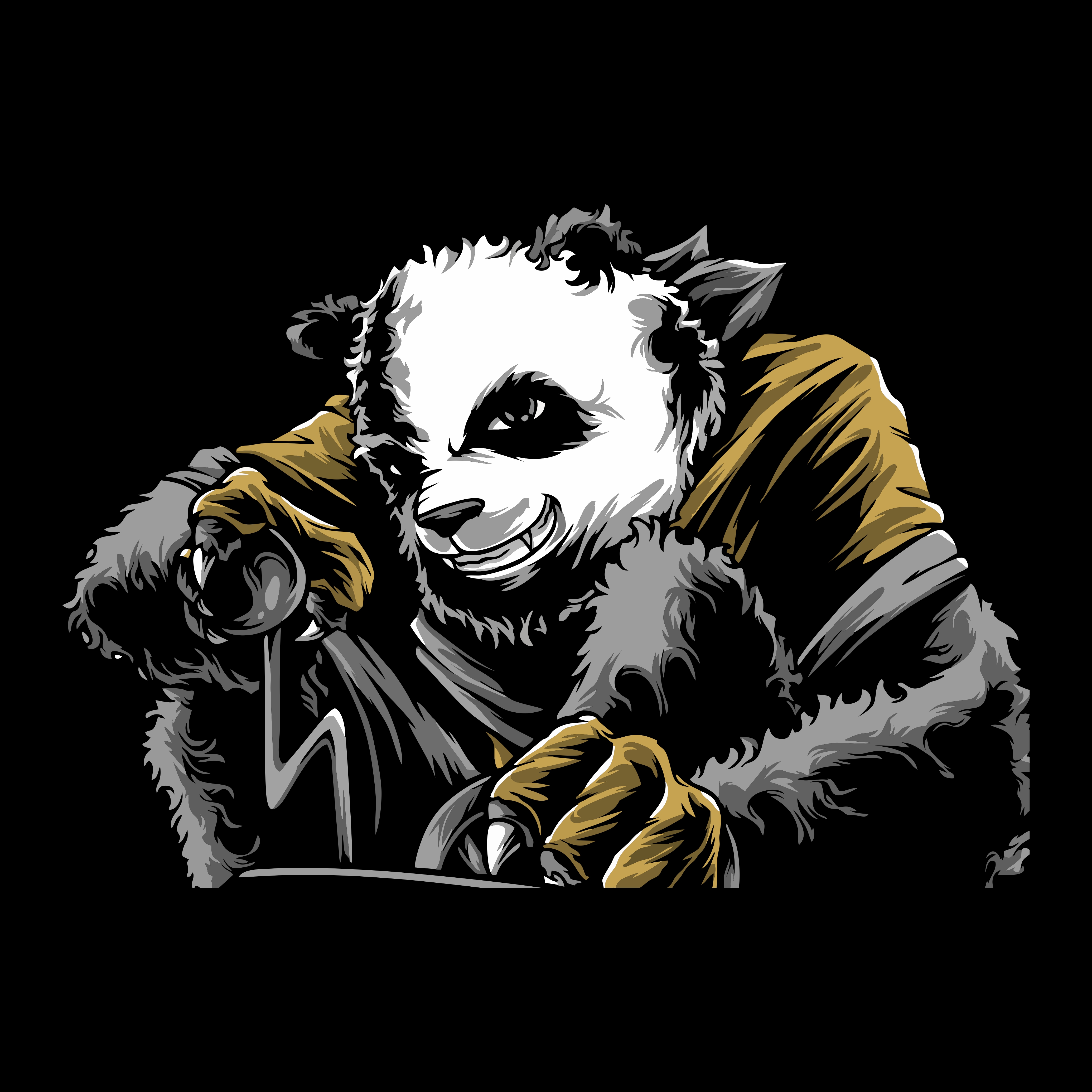 Angry Panda Vector At Collection Of Angry Panda