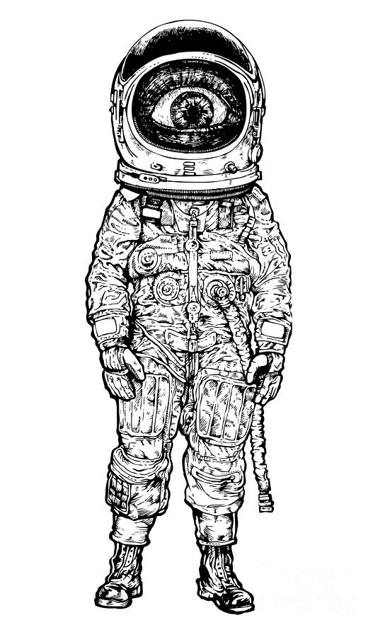 Astronaut Line Drawing at PaintingValley.com | Explore collection of ... Astronaut Line Drawing at PaintingValley.com | Explore collection of ...