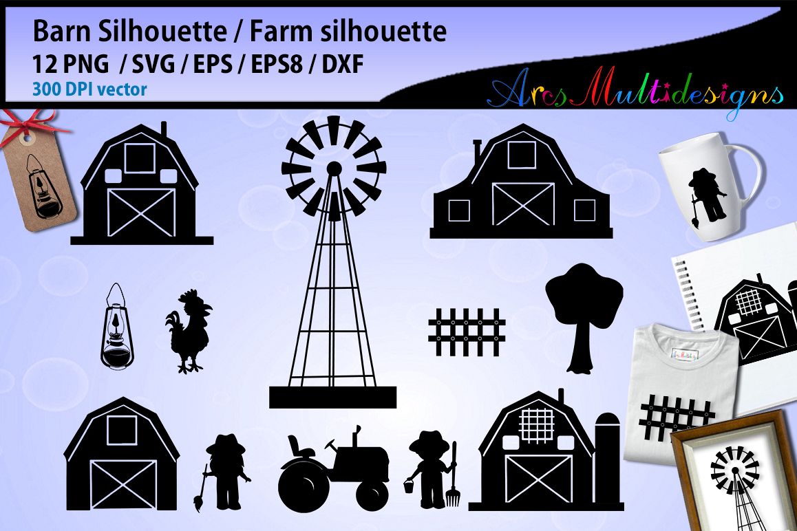 Barn Vector Silhouette At Collection Of Barn Vector Silhouette Free For