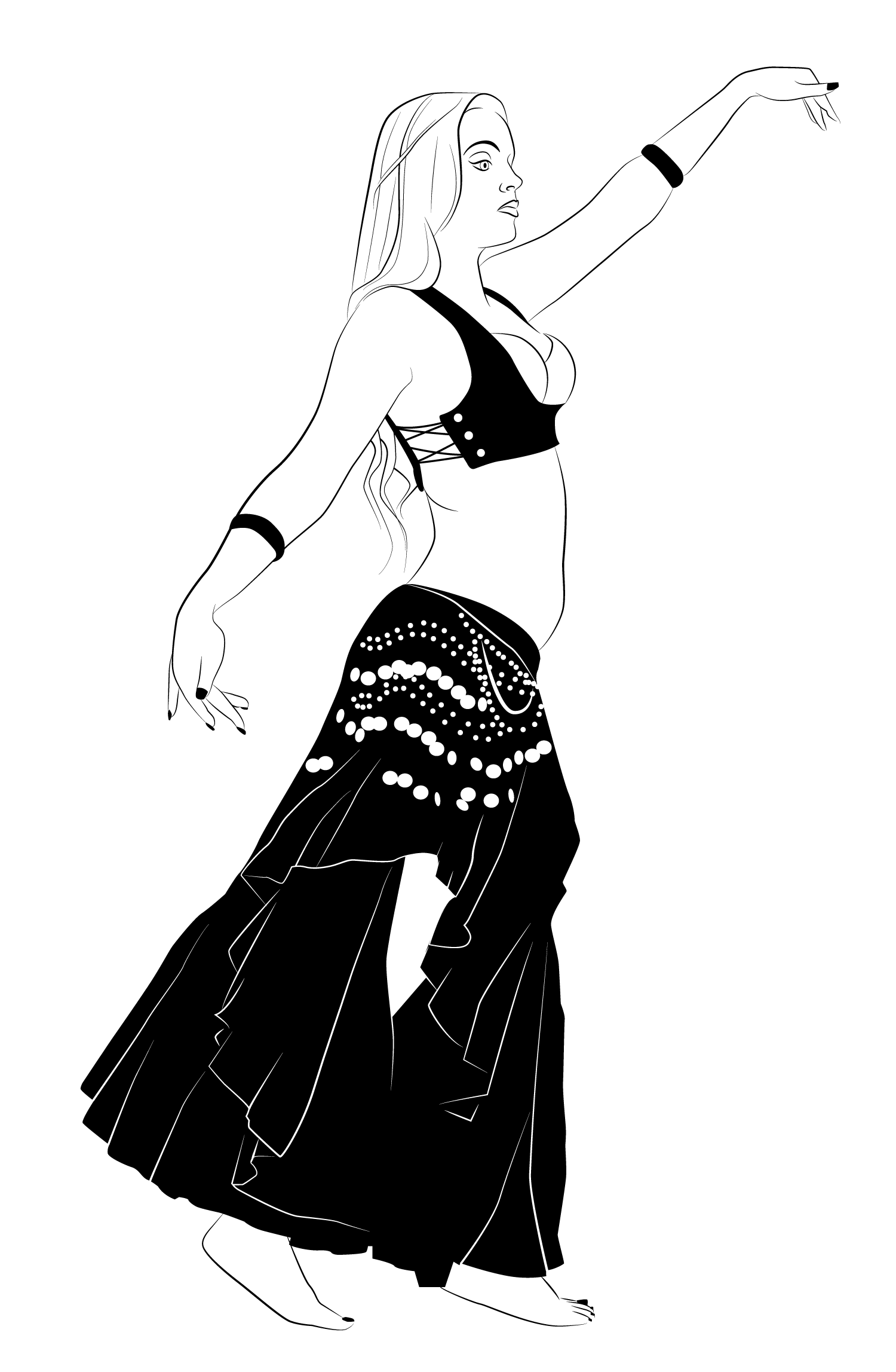 Belly Dance Vector At Collection Of Belly Dance Vector Free For Personal Use
