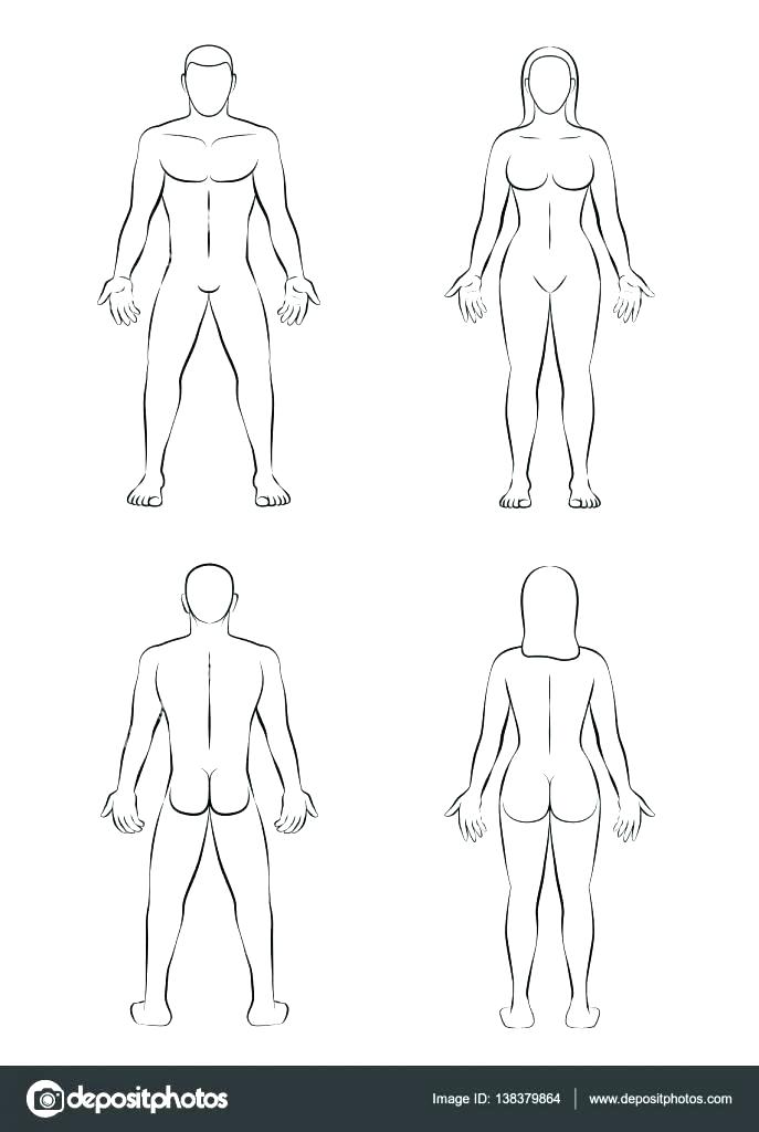 Human Body Outline Printable Human Body Outline Printable Cliparts Body