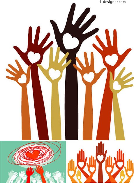 Two Hands Vector At Collection Of Two Hands Vector
