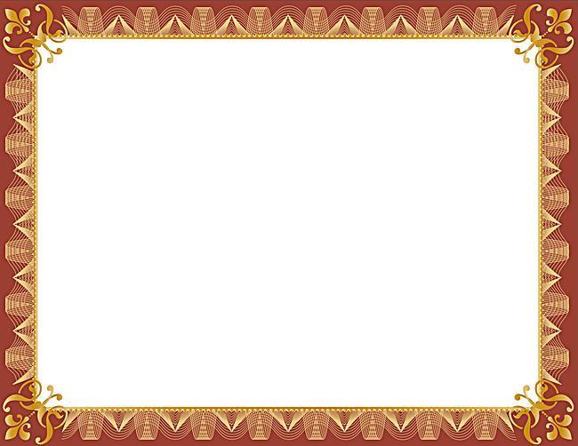 Certificate Border Vector At Vectorified Collection Of 