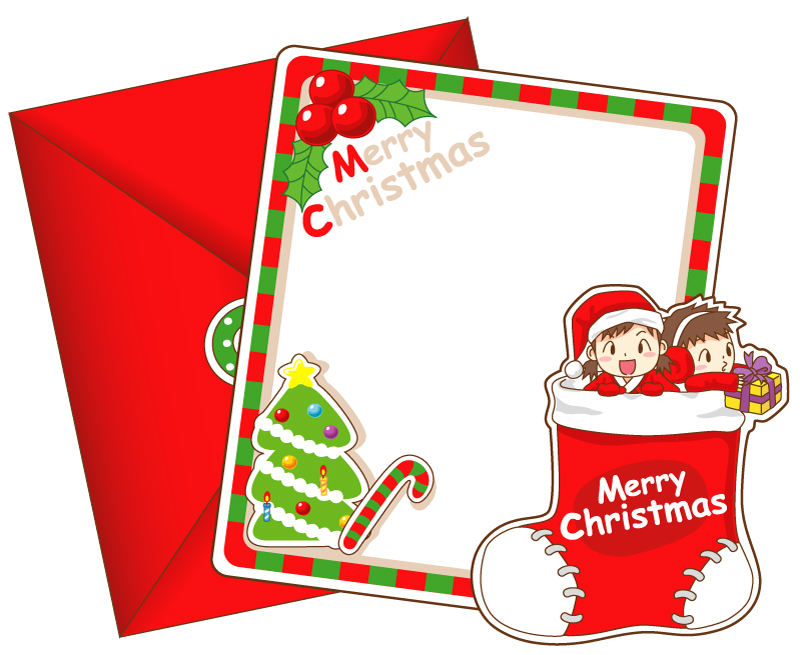 Christmas Envelope Vector At Collection Of Christmas