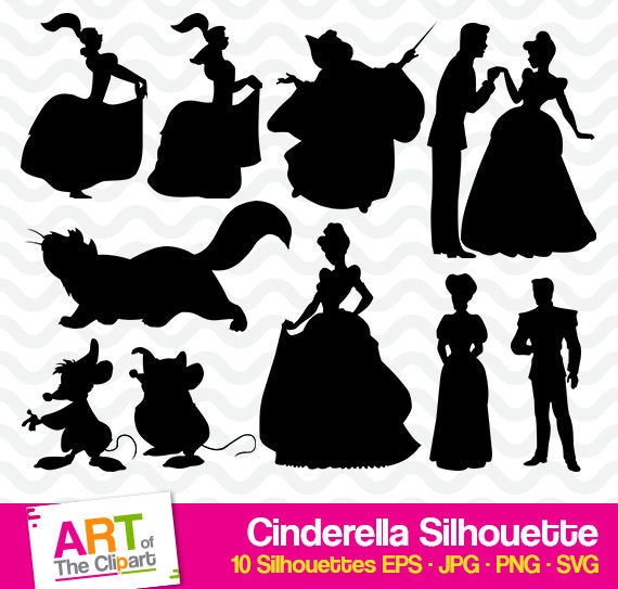 Cinderella Silhouette Vector at Vectorified.com | Collection of Cinderella Silhouette Vector ...