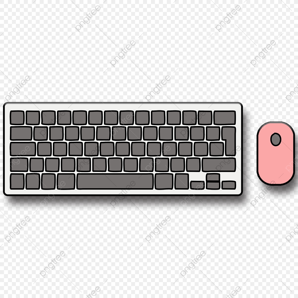 Computer Keyboard Vector At Collection Of Computer