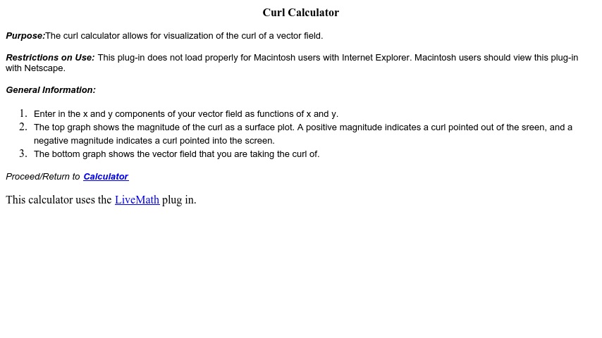 Curl Of A Vector Calculator At Collection Of Curl Of A Vector Calculator Free