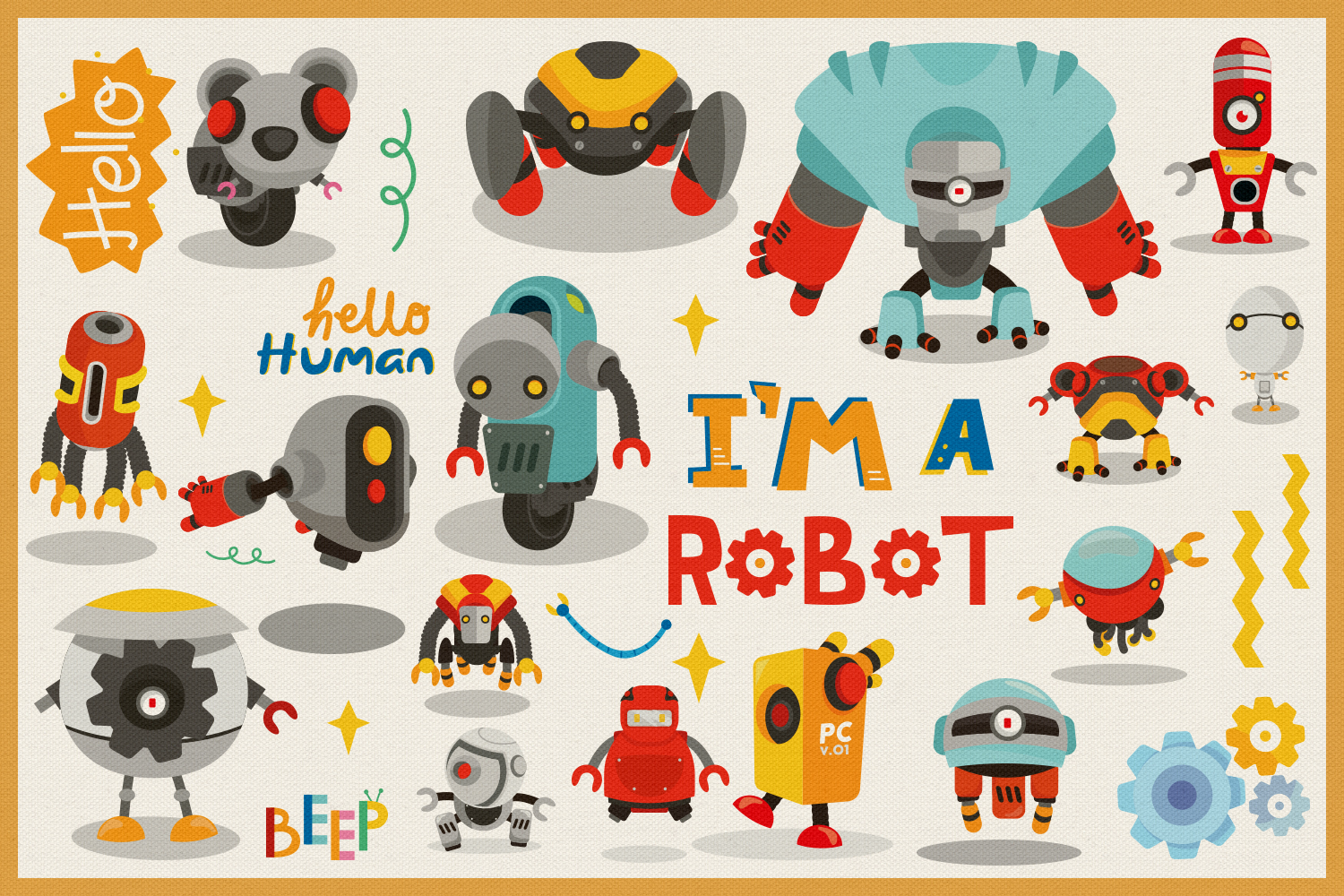 Cute Robot Vector at Vectorified.com | Collection of Cute Robot Vector free for personal use