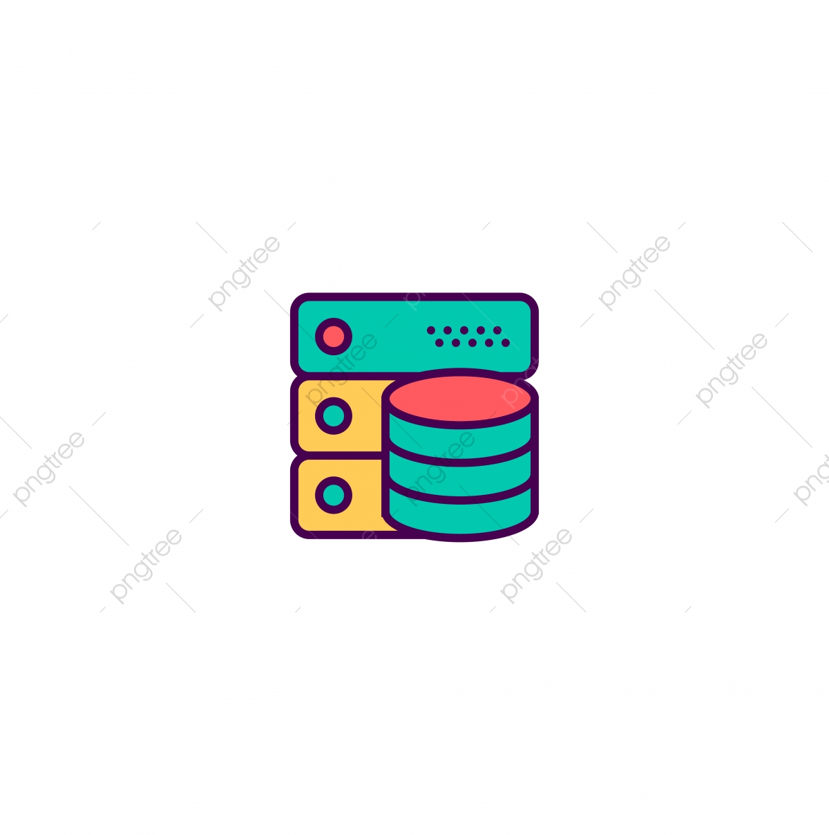 Database Icon Vector At Collection Of Database Icon Vector Free For Personal Use