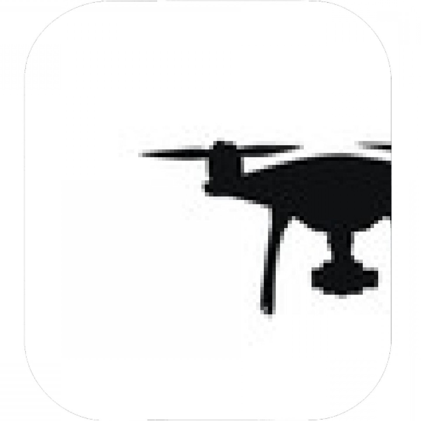 Drone Silhouette Vector At Collection Of Drone