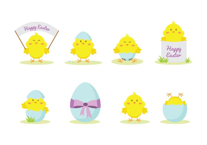 Easter Chick Vector At Collection Of Easter Chick