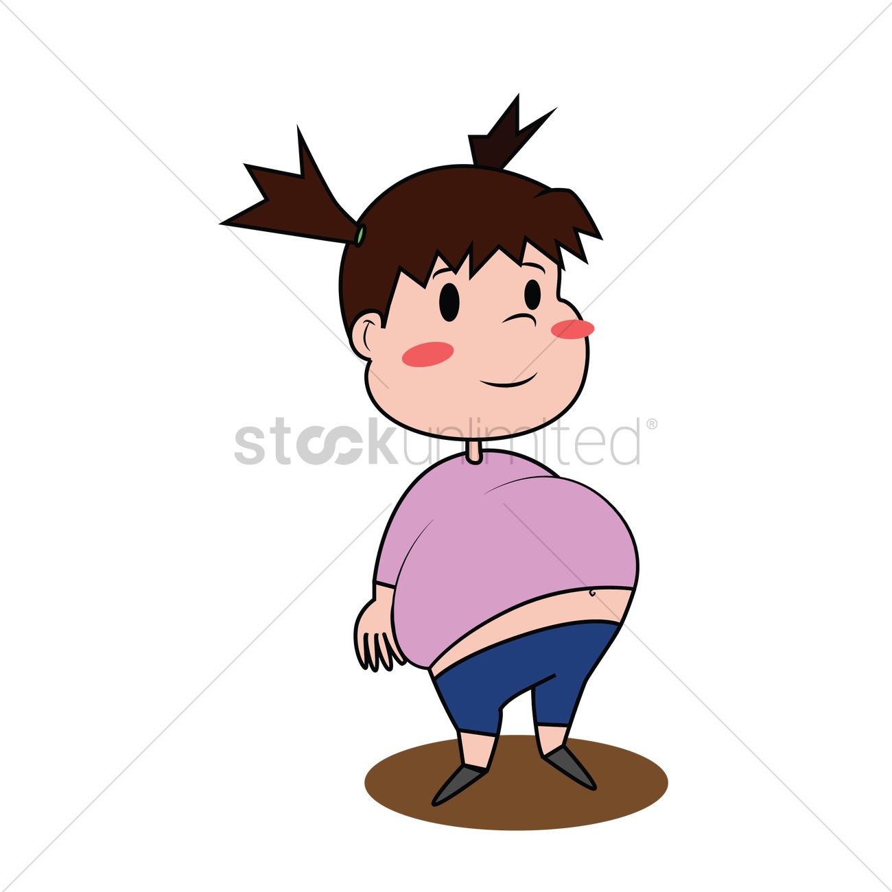 Fat Girl Vector At Collection Of Fat Girl Vector Free
