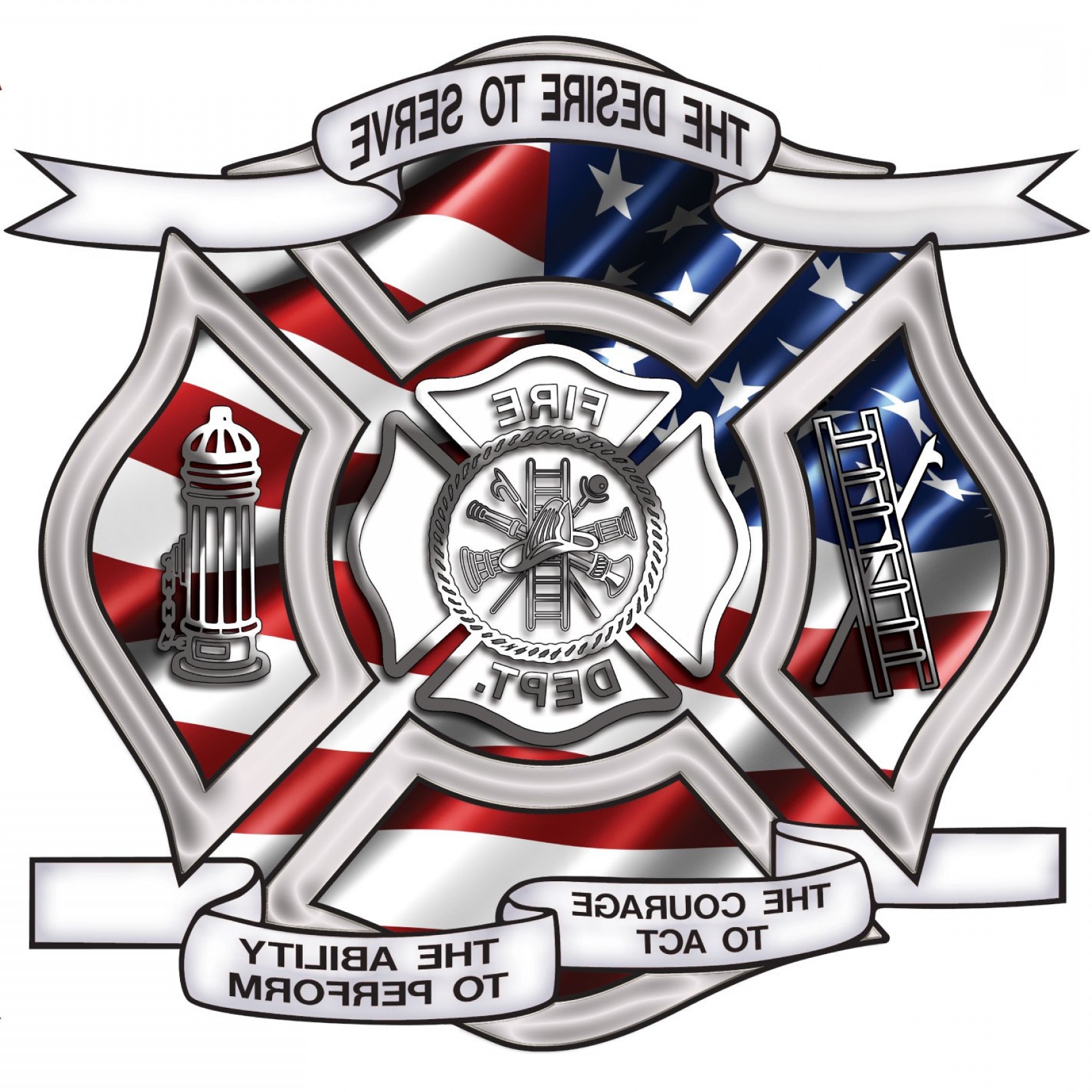 Fire Dept Maltese Cross Vector At Vectorified Collection Of Fire 