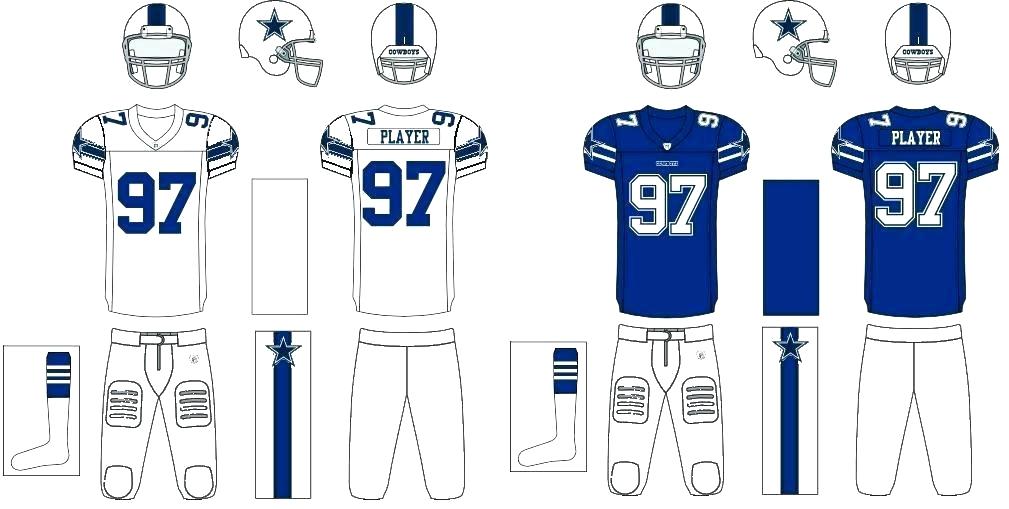 Blank Football Uniform Template