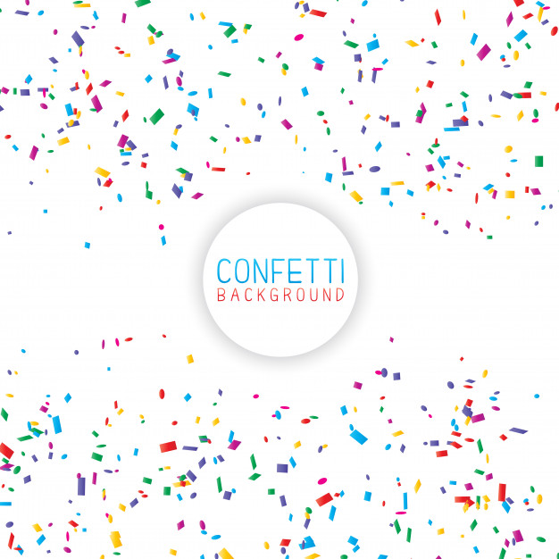 Free Vector Confetti Background at Vectorified.com | Collection of Free Vector Confetti ...