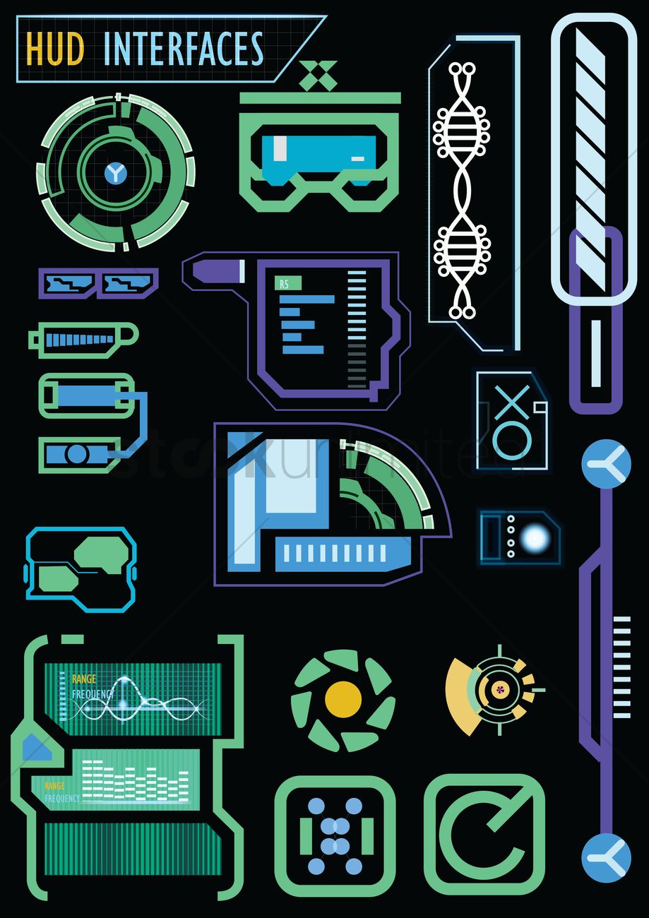 Futuristic Interface Vector at Vectorified.com | Collection of Futuristic Interface Vector free ...