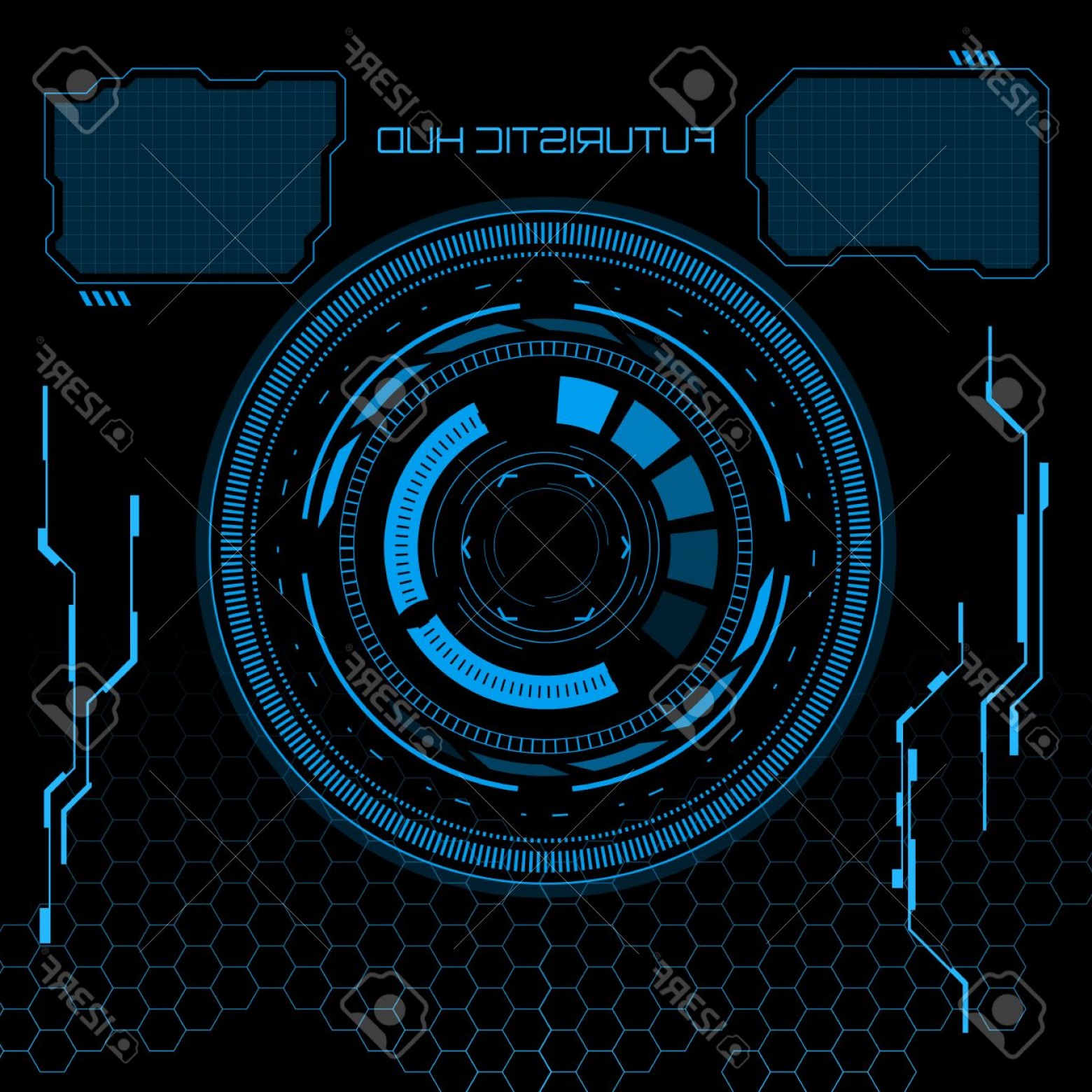 Futuristic Interface Vector at Vectorified.com | Collection of Futuristic Interface Vector free ...