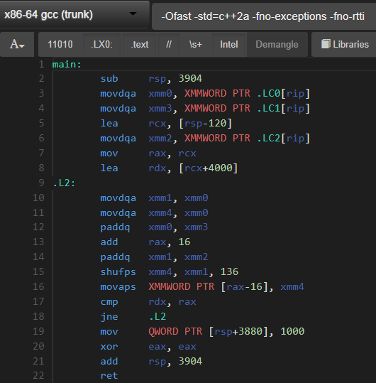 Gcc Vectorization At Collection Of Gcc Vectorization