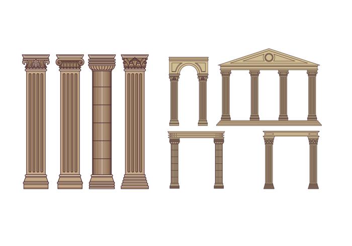 Greek Column Vector Free Download at Vectorified.com | Collection of Greek Column Vector Free ...