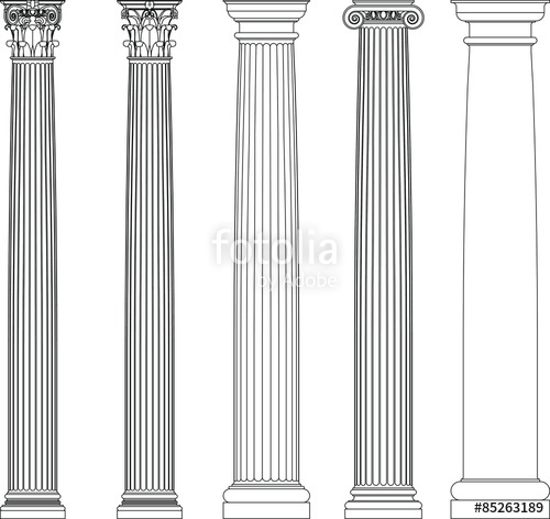 Greek Column Vector Free Download at Vectorified.com | Collection of Greek Column Vector Free ...