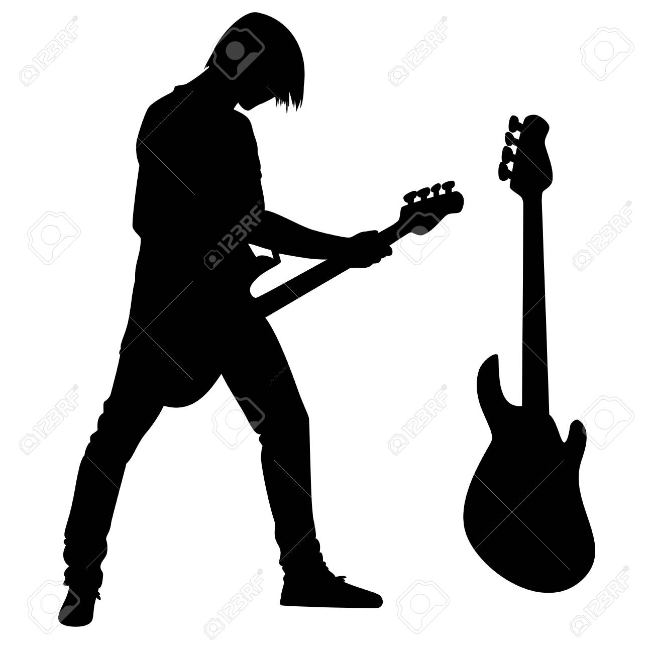 Guitar Player Silhouette Vector at Vectorified.com | Collection of ... Guitar Player Silhouette Vector at Vectorified.com | Collection of ...