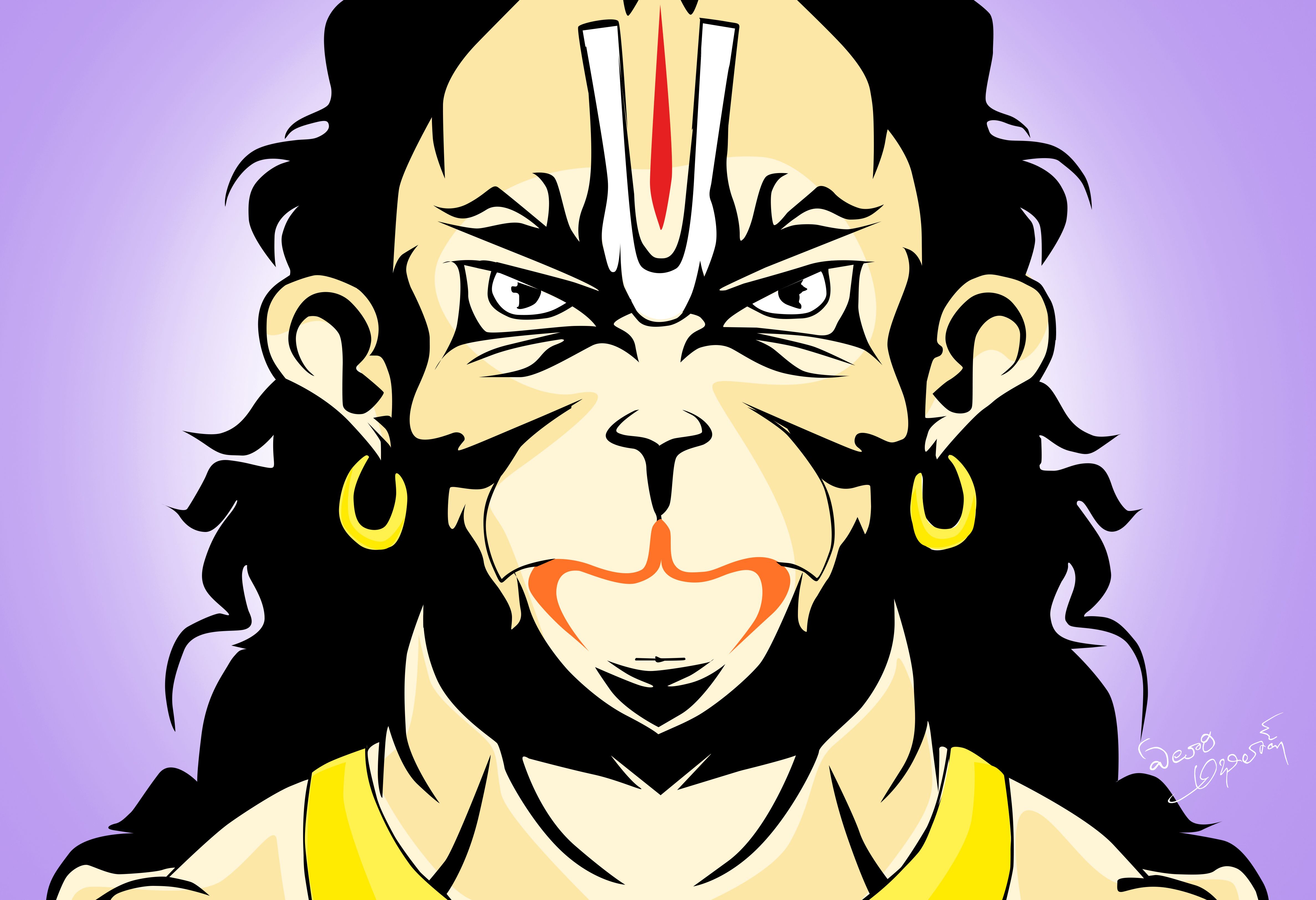 Hanuman Vector At Collection Of Hanuman Vector Free