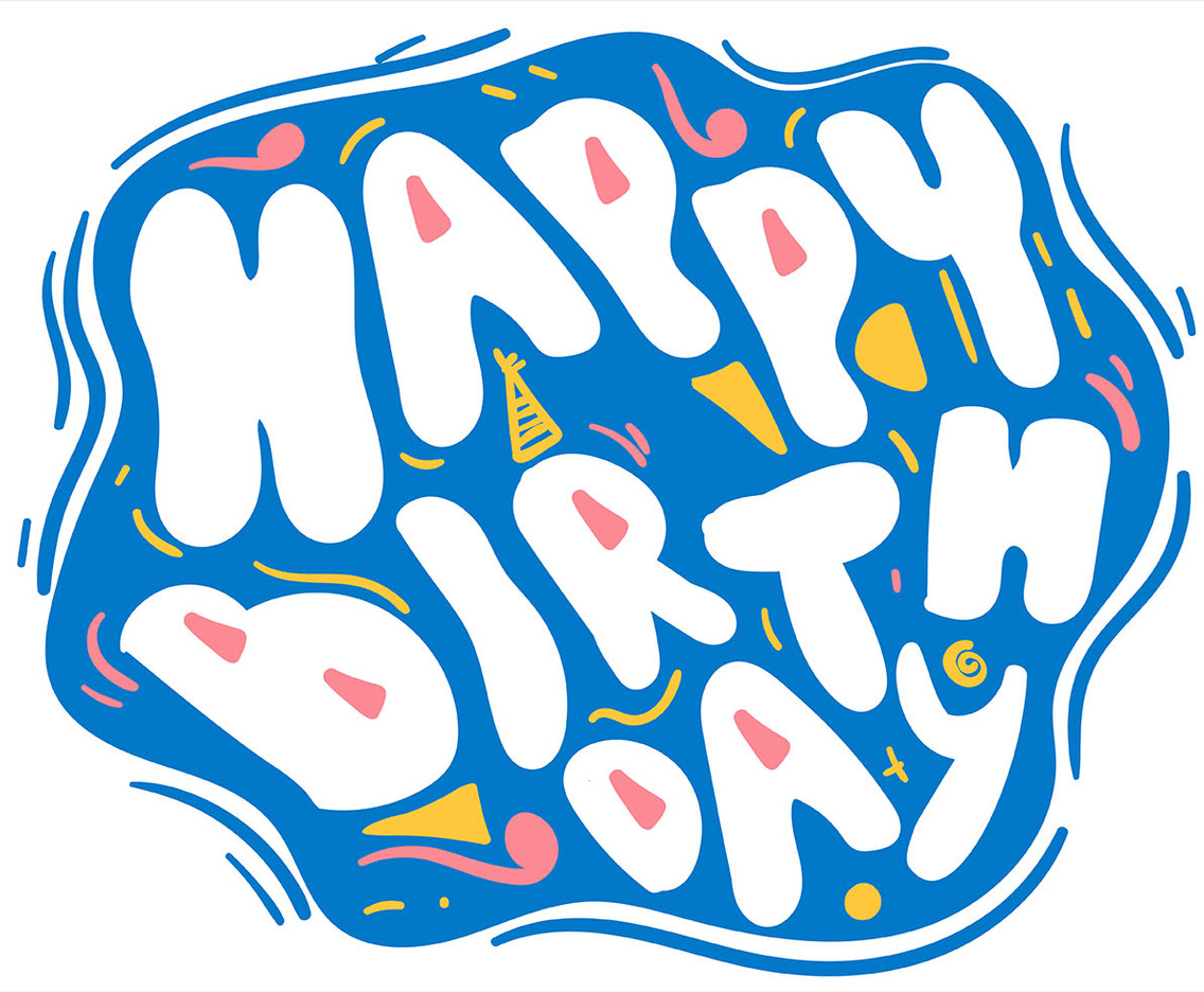 Happy Birthday Typography Vector at Vectorified.com | Collection of ... Happy Birthday Typography Vector at Vectorified.com | Collection of ...