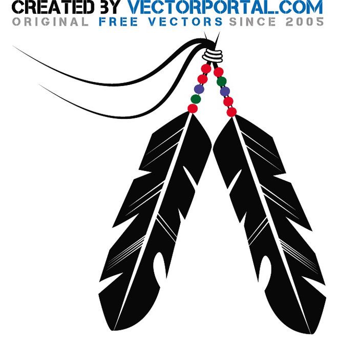 Indian Feather Vector At Collection Of Indian Feather