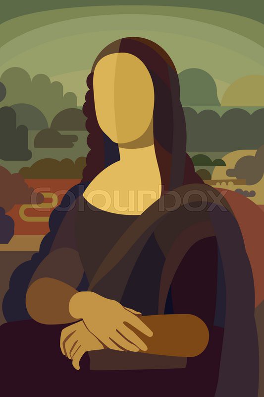 Mona Lisa Vector At Collection Of Mona Lisa Vector