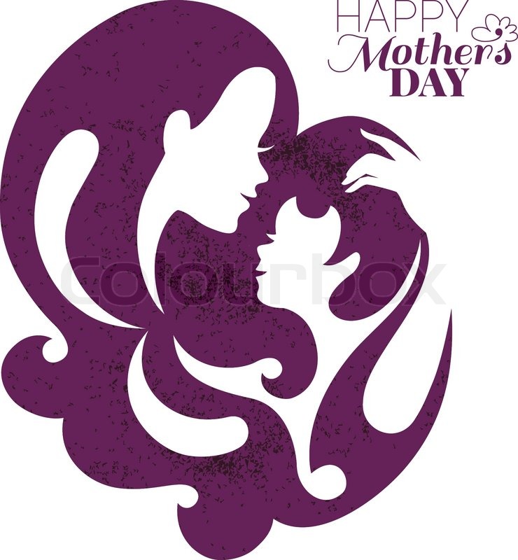 Mother And Daughter Vector At Collection Of Mother