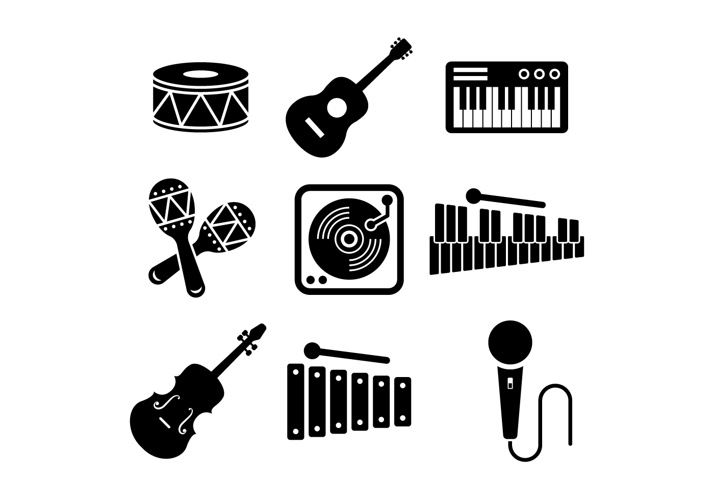 Musical Instruments Vector Free at Vectorified.com | Collection of ... Musical Instruments Vector Free at Vectorified.com | Collection of ...