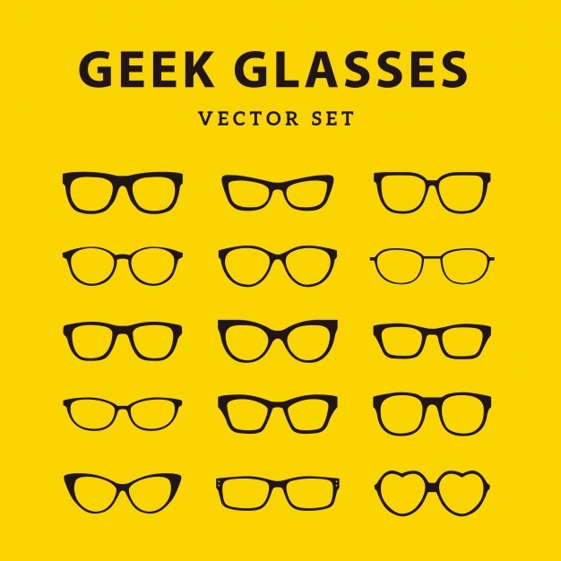 Nerd Glasses Vector At Collection Of Nerd Glasses Vector Free For Personal Use