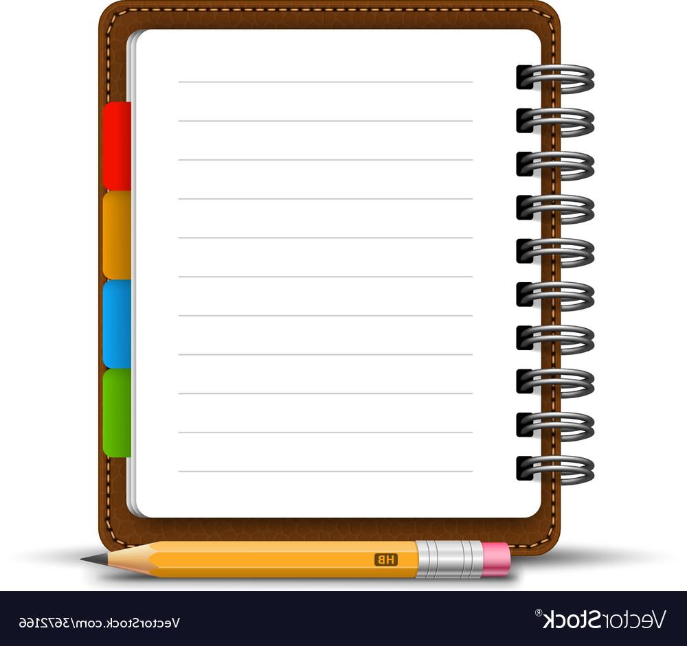 Notebook Vector At Collection Of Notebook Vector Free