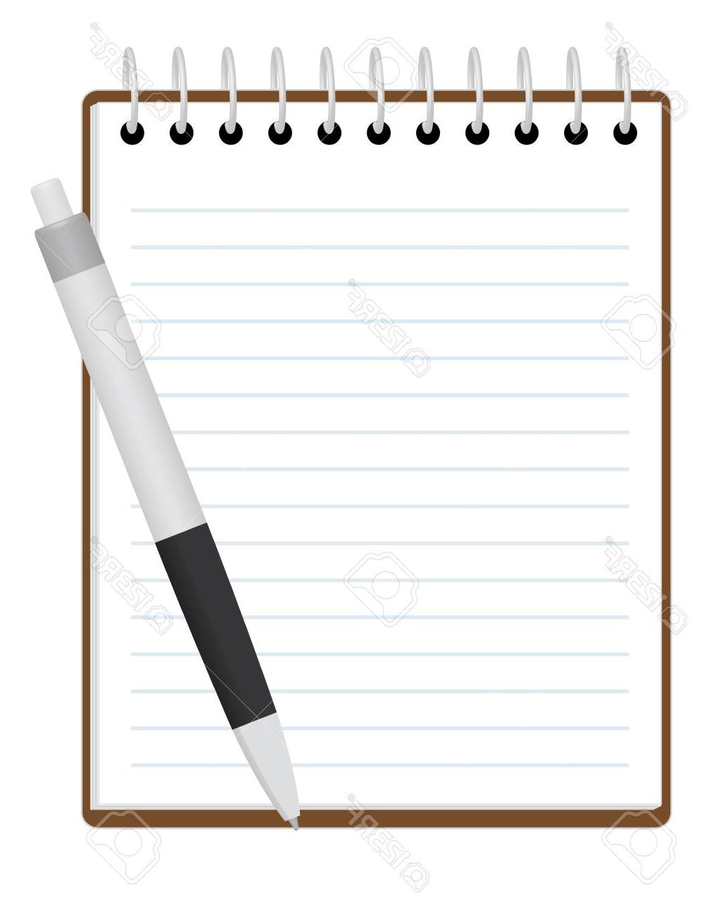 Notepad Vector At Collection Of Notepad Vector Free