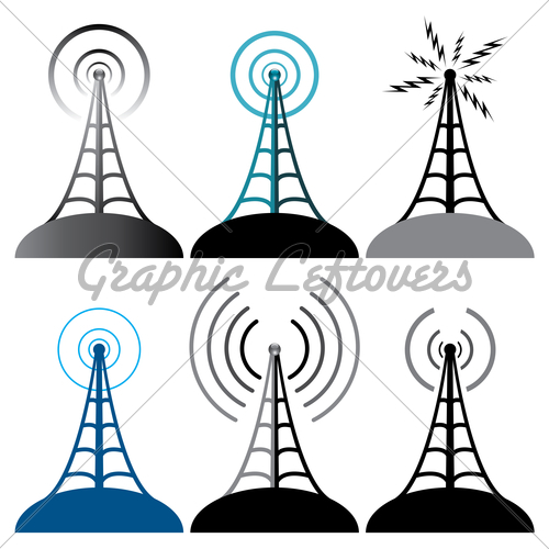 Radio Tower Vector at Vectorified.com | Collection of Radio Tower Vector free for personal use