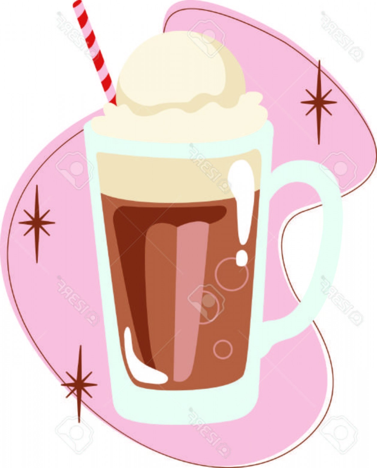 Root Beer Float Vector At Collection Of Root Beer Float Vector Free For