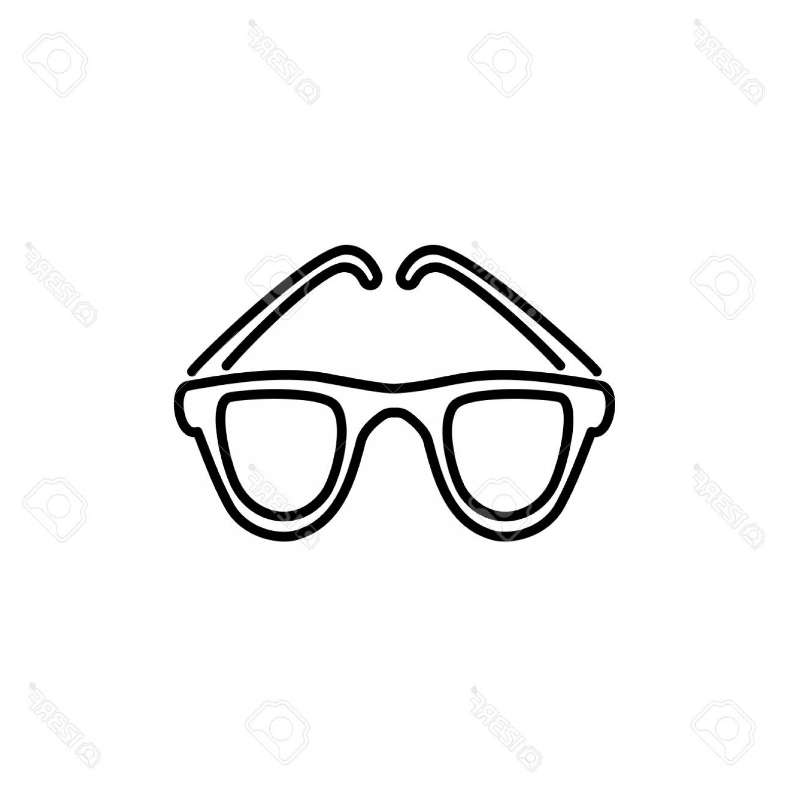 Round Glasses Vector At Collection Of Round Glasses Vector Free For Personal Use
