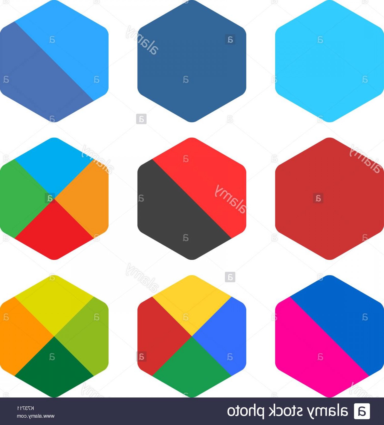 Rounded Hexagon Vector At Collection Of Rounded