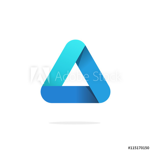 Rounded Triangle Vector At Collection Of Rounded Triangle Vector Free For
