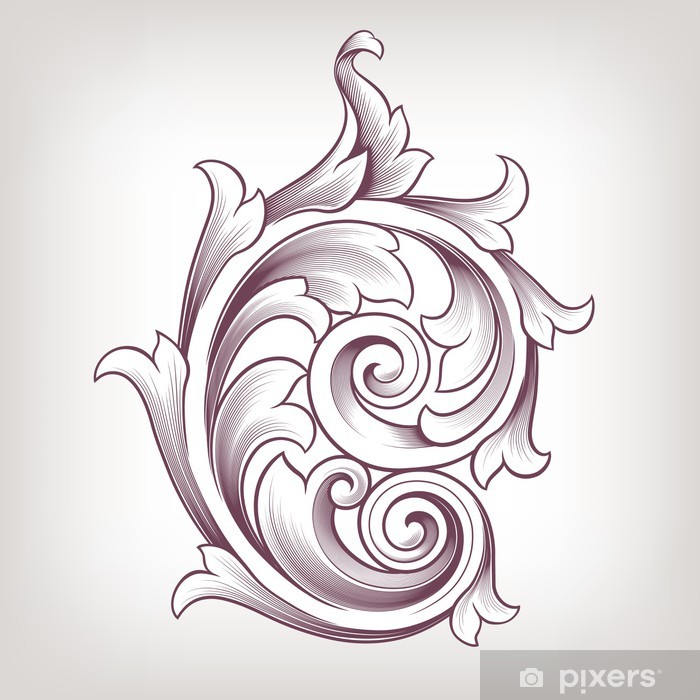 Scroll Design Vector At Collection Of Scroll Design