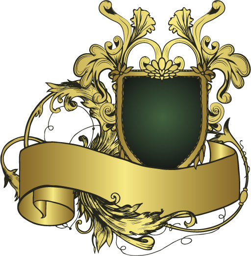 Shield Ribbon Vector At Collection Of Shield Ribbon