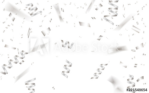 Silver Confetti Vector at Vectorified.com | Collection of Silver Confetti Vector free for ...