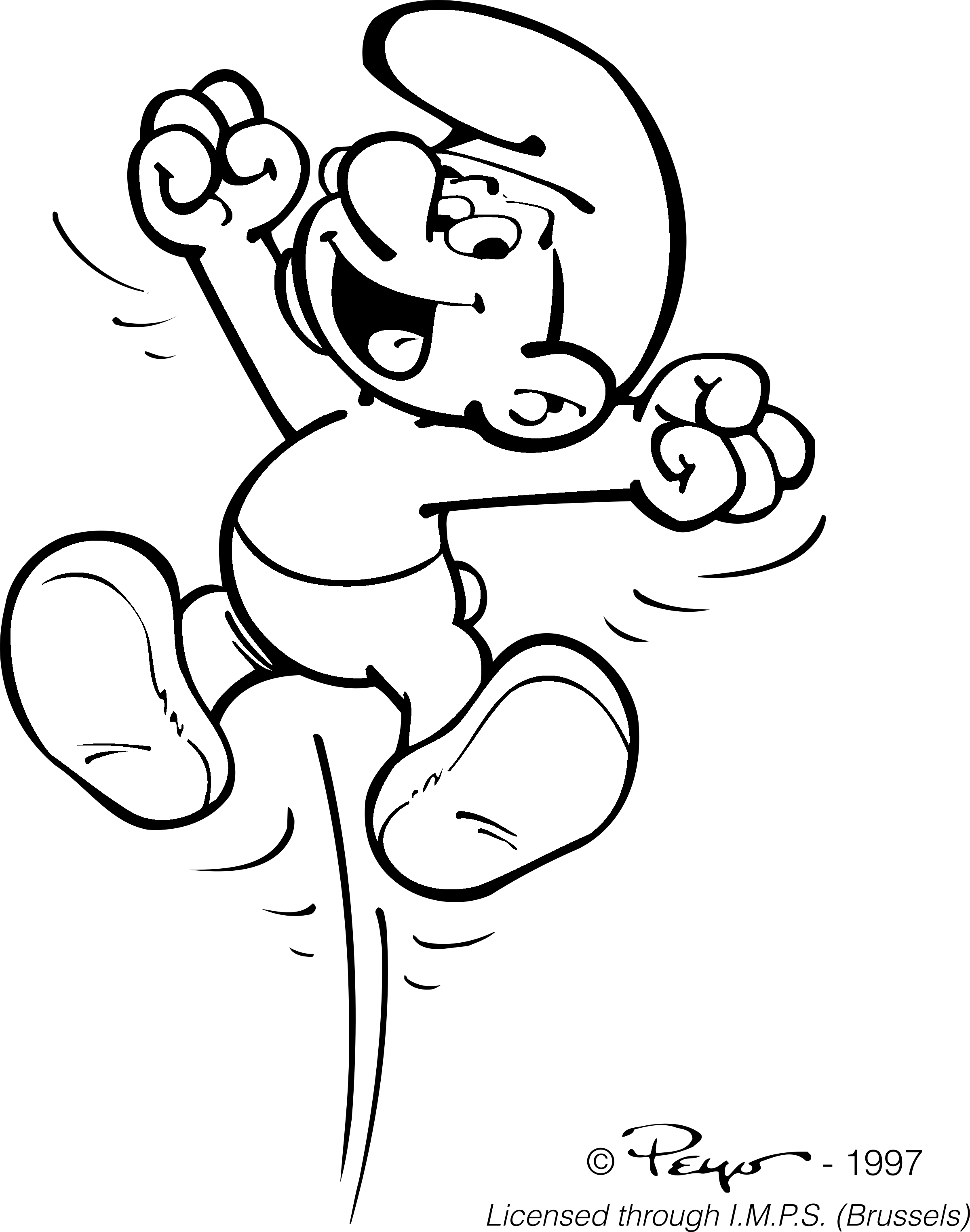 Smurf Vector At Collection Of Smurf Vector Free For Personal Use