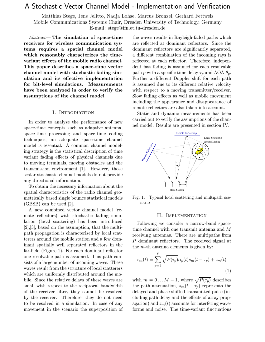 Stochastic Vector At Collection Of Stochastic Vector