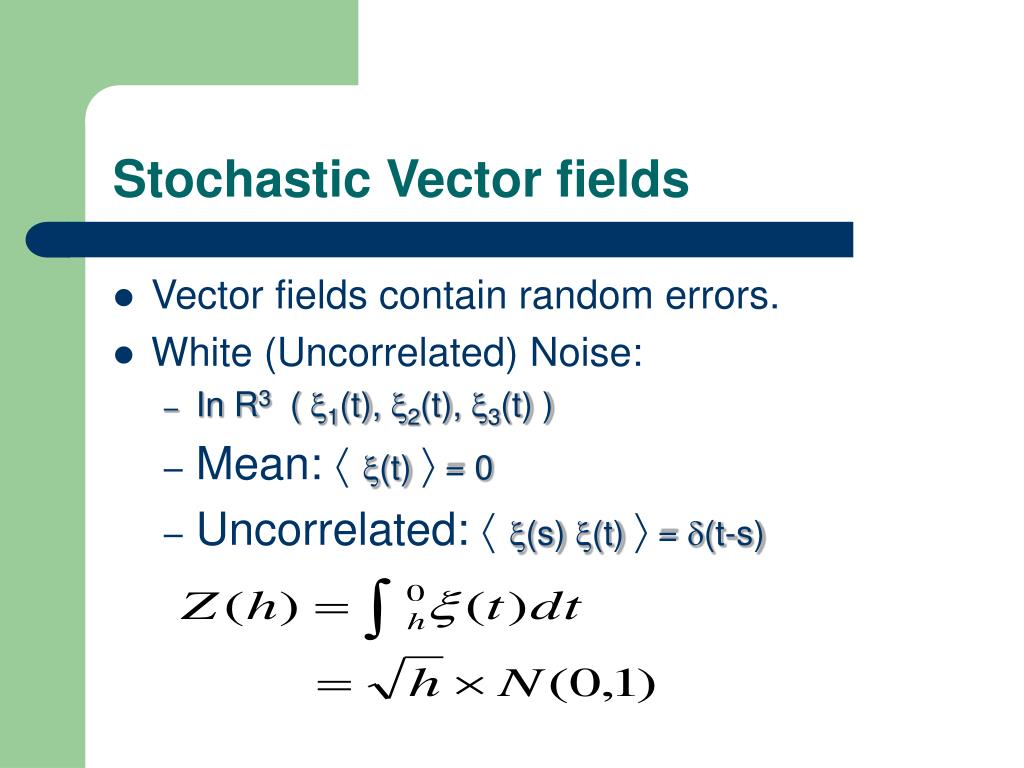 Stochastic Vector At Collection Of Stochastic Vector