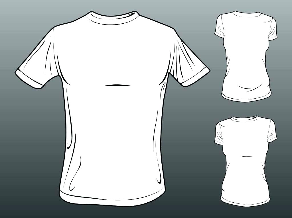 T Shirt Vector Template Illustrator At Vectorified Collection Of 