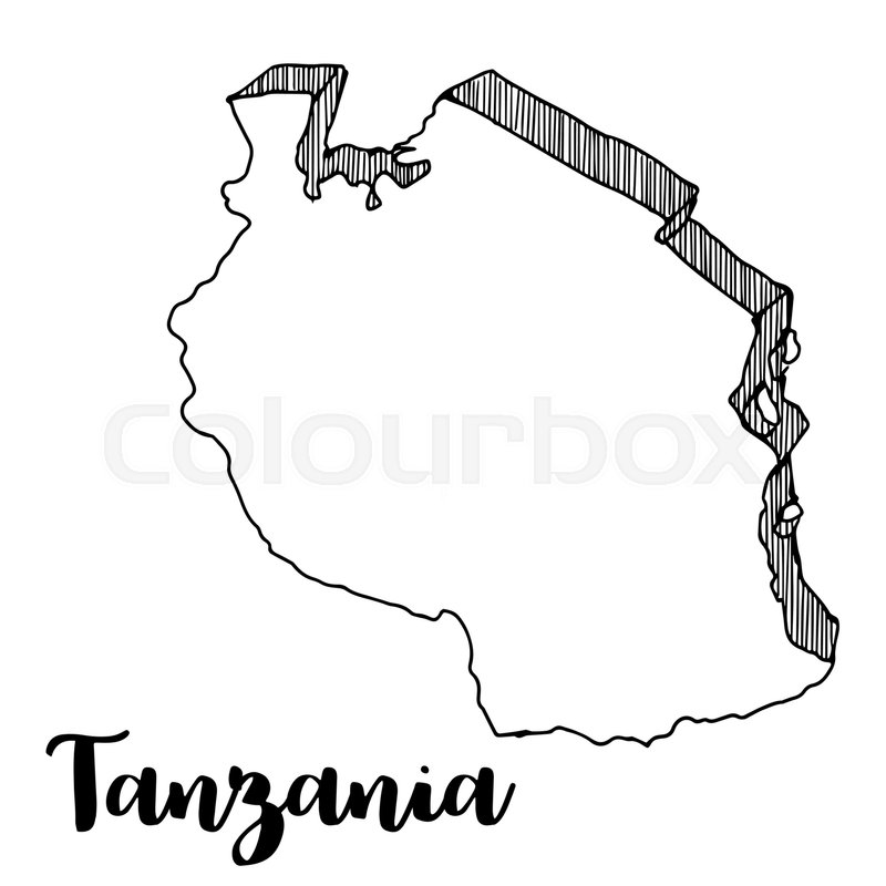 Tanzania Map Vector At Collection Of Tanzania Map