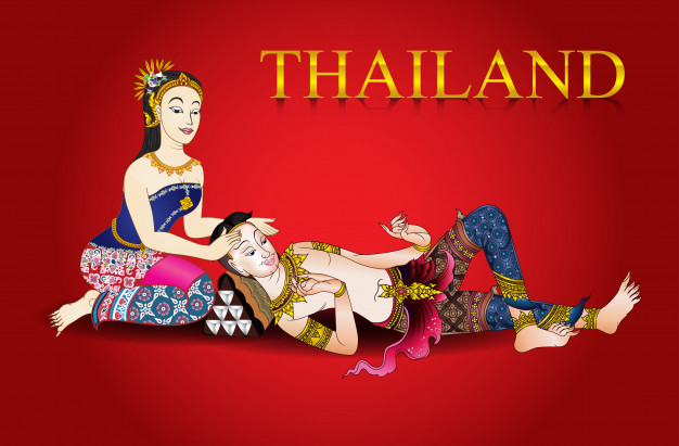 Thai Massage Vector At Collection Of Thai Massage
