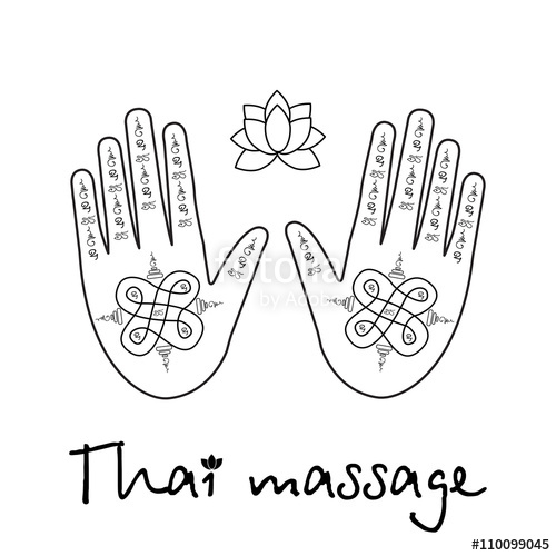 Thai Massage Vector At Collection Of Thai Massage