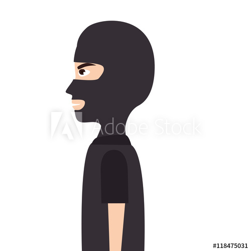 Thief Mask Vector At Collection Of Thief Mask Vector